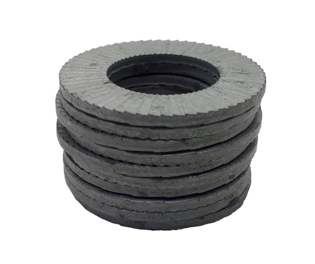 1/2" Large Diameter Wedge Locking Washer in Delta Protekt Finish - DIN ...